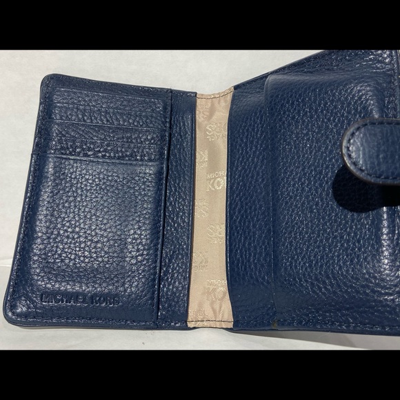 Michael Kors | Bags | Micheal Kors Womens Navy Blue Wallet | Poshmark